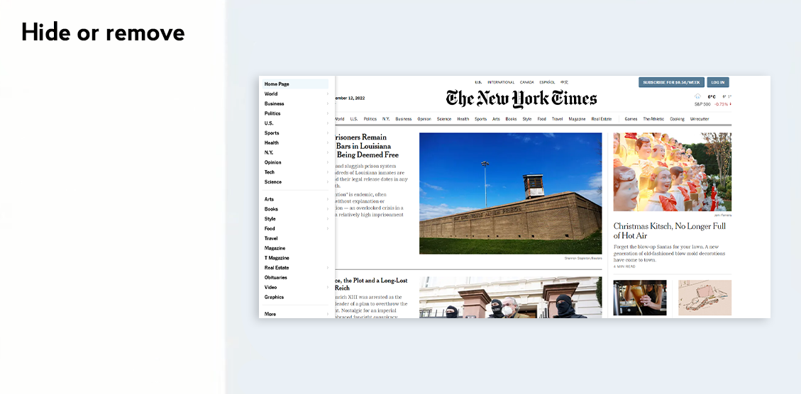 Website Navigation Design and Its Basic Elements | NIX