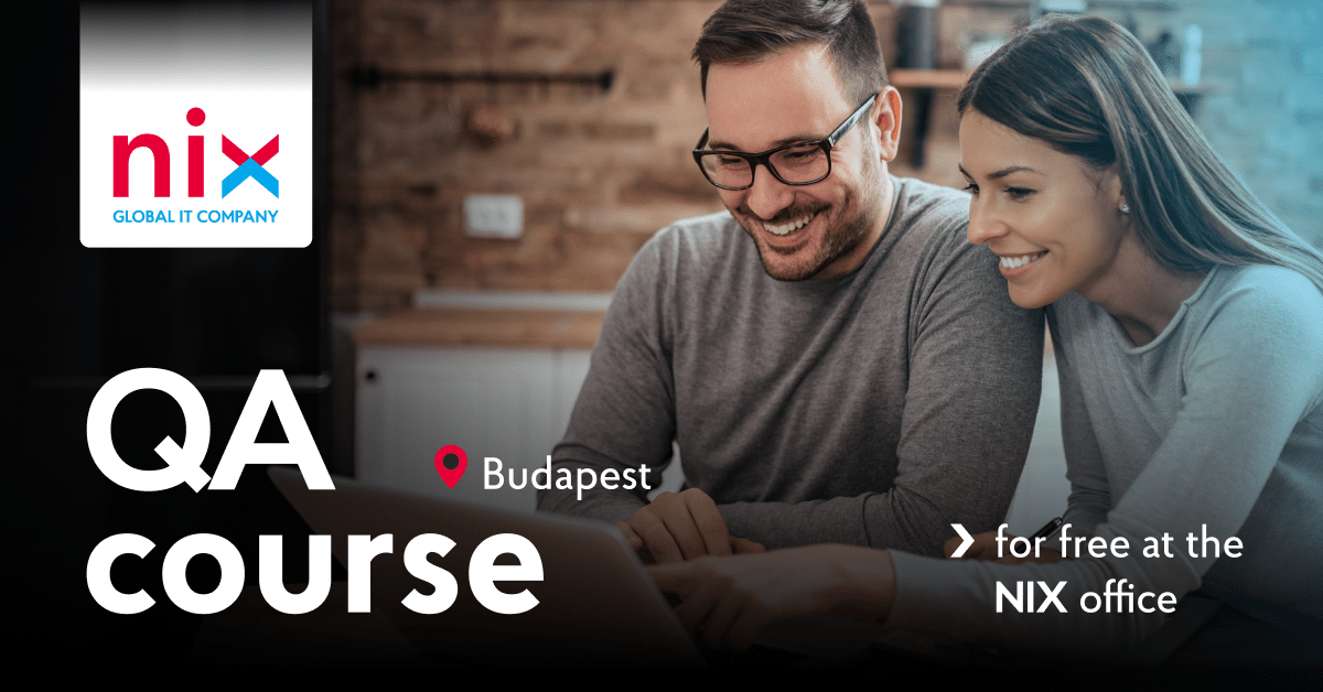 QA course training in Budapest, Hungary — NIX