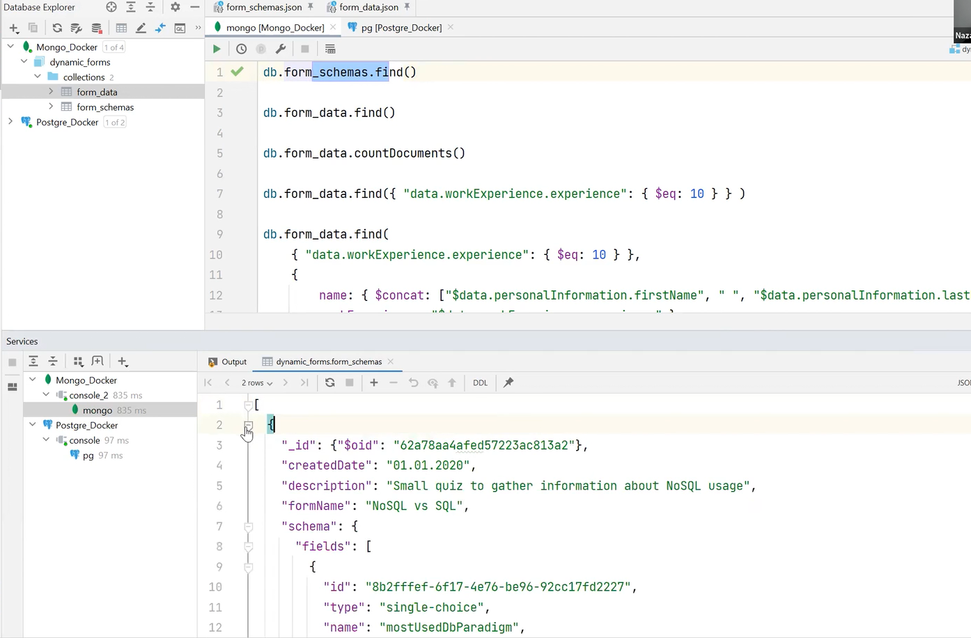 NoSQL approaches in relational databases | NIX