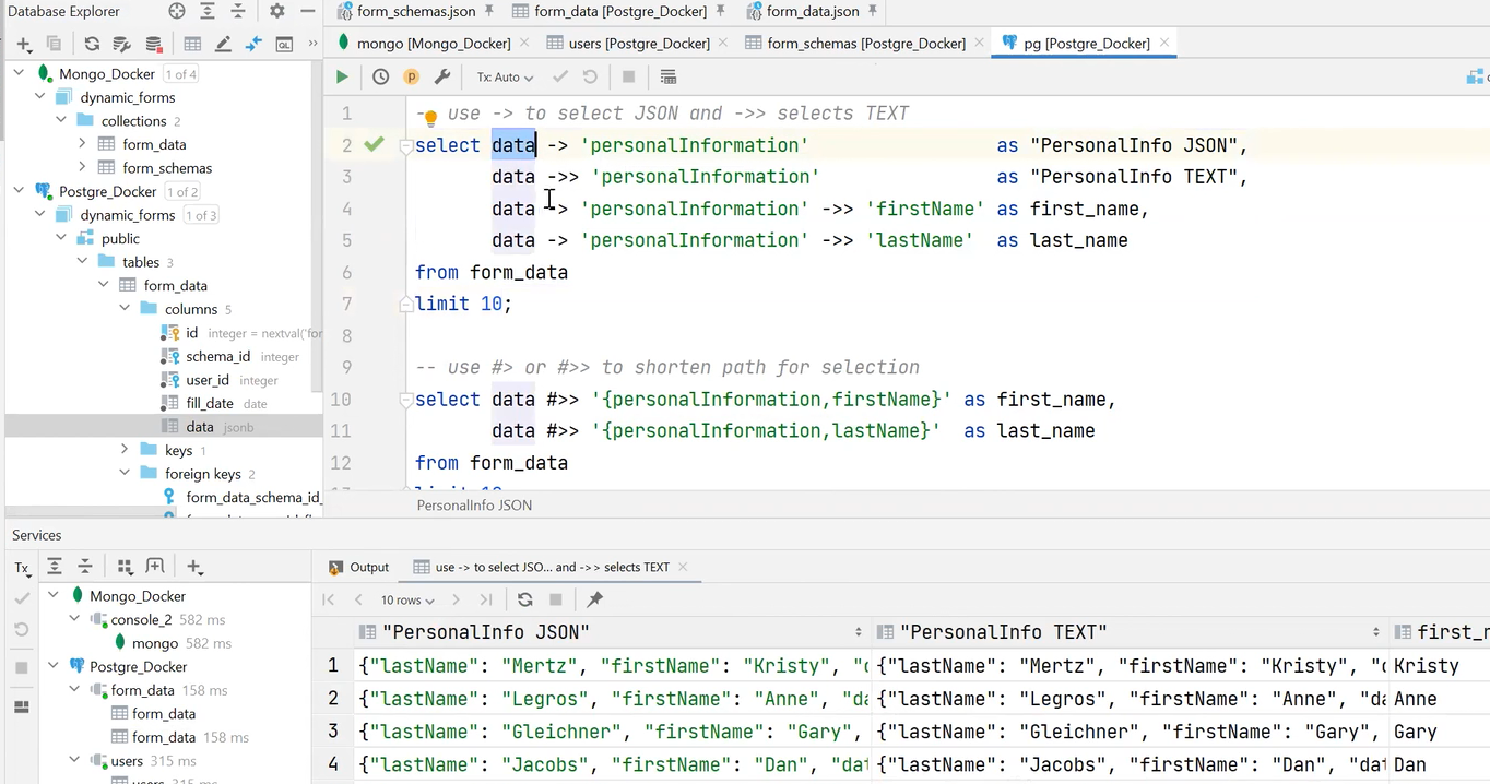 NoSQL approaches in relational databases | NIX