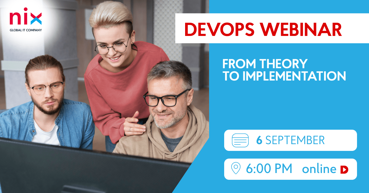 DevOps Webinar - unique DevOps event from the NIX team
